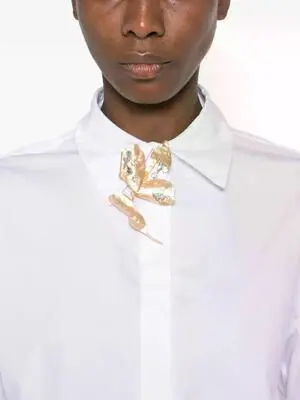 Imperial Cropped Long-sleeve Shirt