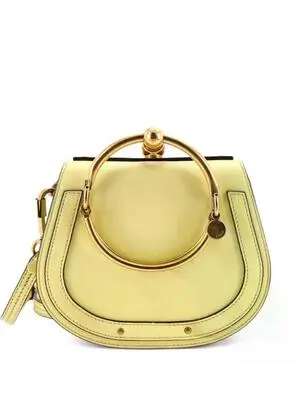 Chloé Chloé Nile Leather Small Crossbody Bag Yellow