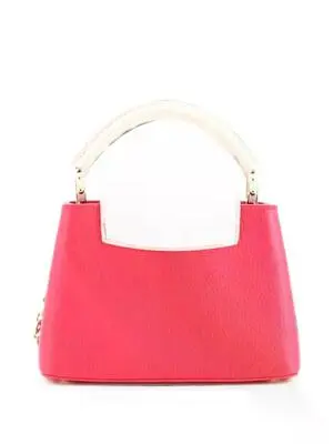LOUIS VUITTON Flower Chain Capucines Mini Satchel Bag
