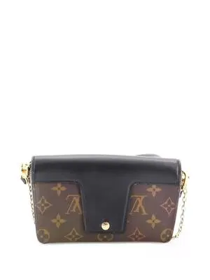 LOUIS VUITTON Monogram Canvas And Leather Padlock Strap Crossbody Bag