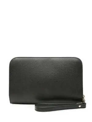 LOUIS VUITTON 2004 Taiga Pochette Baikal Clutch Bag - Black