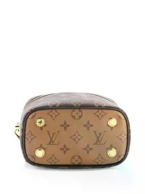 LOUIS VUITTON Reverse Monogram Canvas Pm Satchel - Brown