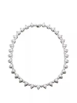 DI VOLPE White Sapphire Necklace - Silver