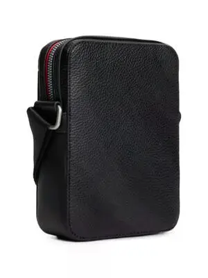 Tommy Hilfiger Grained-leather Logo-plaque Messenger Bag