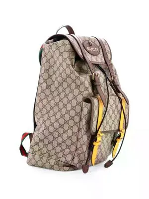 Gucci Soft Gg Coated Canvas Large Backpack