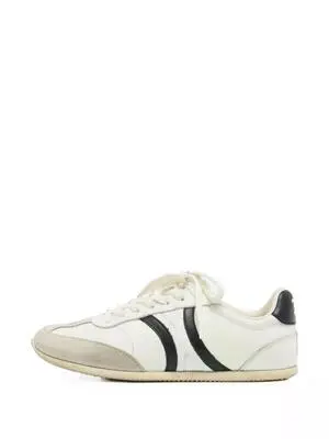 Celine Low-top Leather Sneakers - White