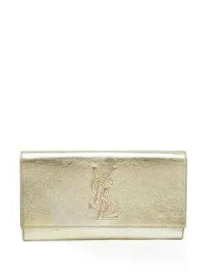Saint Laurent Belle De Jour Clutch Bag - Gold