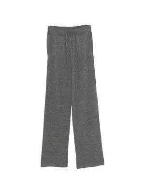 Alpha Studio Drawstring Wide-leg Knitted Trousers