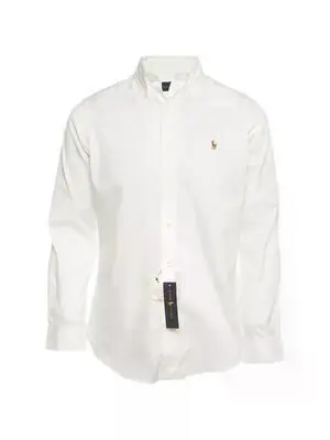Ralph Lauren Logo Embroidered Shirt - White