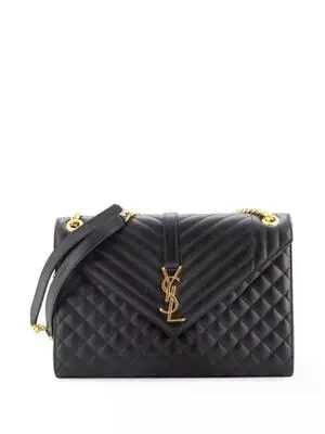 Saint Laurent Classic Monogram Envelope Satchel Shoulder Bag