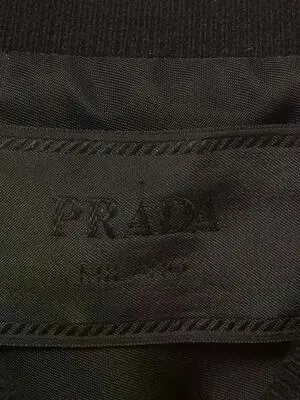 Prada Intarsia Logo Crew Neck Sweater