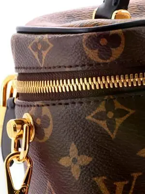 LOUIS VUITTON Reverse Monogram Canvas Vanity Pm Satchel - Brown