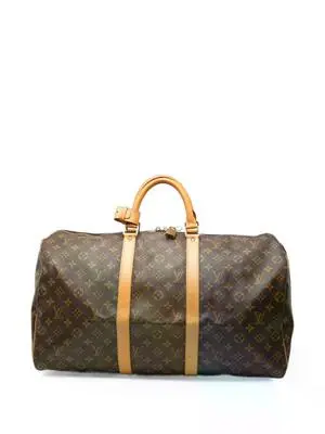 LOUIS VUITTON Monogram Keepall 50 Travel Bag