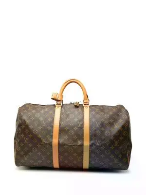 LOUIS VUITTON Monogram Keepall 50 Travel Bag
