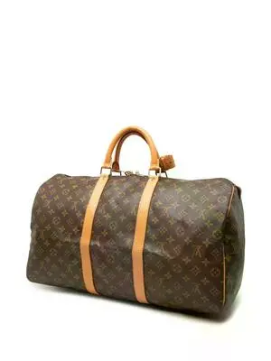 LOUIS VUITTON Monogram Keepall 50 Travel Bag