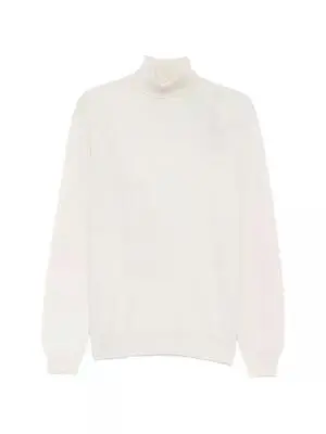Corneliani Roll-neck Knitted Sweater - Neutrals