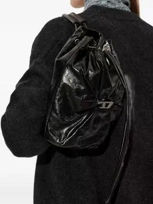 DIESEL® Logo Plaque Backpack Bag