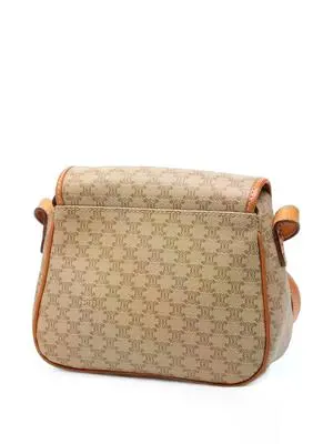 Celine 2010 Macadam Coated Canvas Crossbody Bag