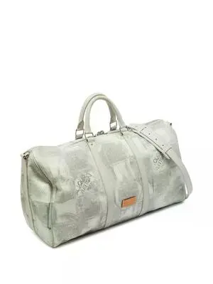 LOUIS VUITTON Keepall Bandoulière Damier Salt Luggage - White