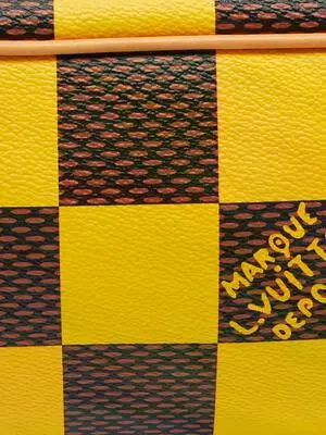 LOUIS VUITTON 2024 Locker Dopp Kit Damier Pop Wash Bag