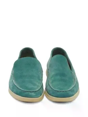 Loro Piana Summer Walk Suede Loafers
