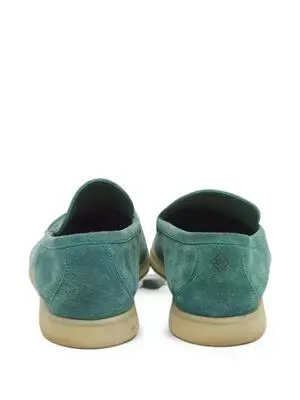 Loro Piana Summer Walk Suede Loafers