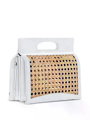 Tyler Ellis Stella Wicker Tote Bag