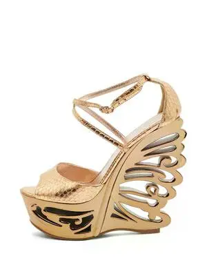 Le Silla Embossed Sandals For Women