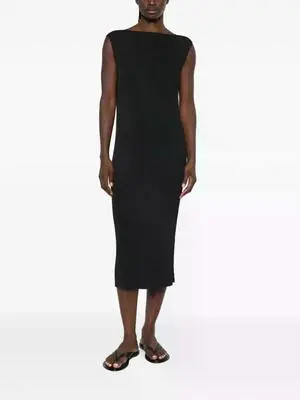 Issey Miyake Plissé Sleeveless Midi Dress