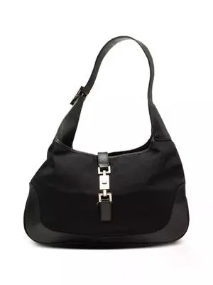 Gucci 2000-2015 Nylon Jackie Shoulder Bag - Black