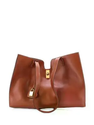 Celine Cabas 16 Bag Smooth Calfskin Tote Bag - Brown
