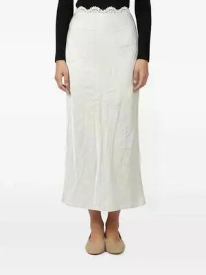 Magda Butrym Crochet-trim Slit Maxi Skirt