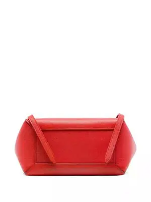 Celine 2018 Nano Grained Calfskin Belt Bag Satchel - Red