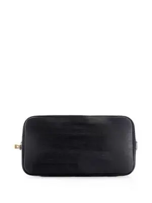 LOUIS VUITTON Vintage Alma Handbag Epi Leather Pm Satchel - Black