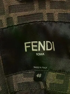 Fendi Zucca Jacquard Shirt Jacket