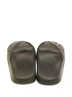 Valentino Garavani Open Toe Logo Detail Slides