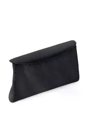 Tyler Ellis Lee Pouchet Pebbled Leather Clutch Bag