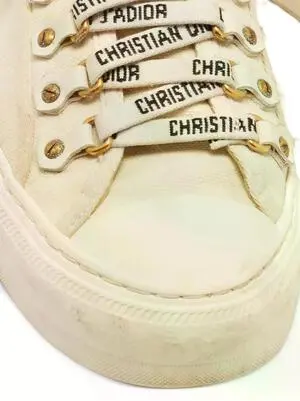 Dior Canvas Low-top Sneakers - White