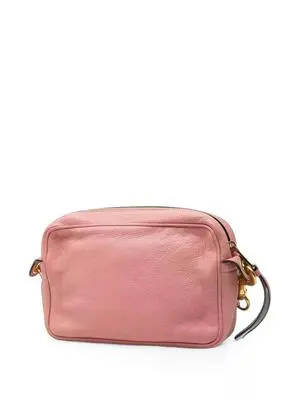 Miu Miu 2010-2026 Goatskin Madras Camera Bag Crossbody Bag