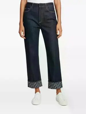 Dior Oblique Turn-up Hem Jeans