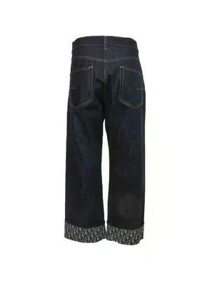 Dior Oblique Turn-up Hem Jeans