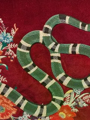 Gucci Kingsnake Jacquard Cushion