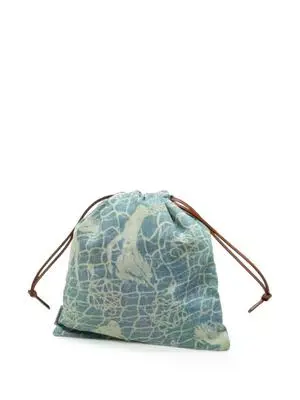 Loewe Denim Drawstring Bag