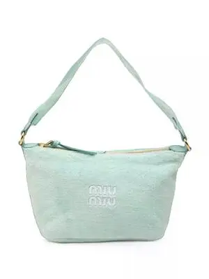 Miu Miu Terry Cloth Logo Handbag