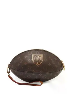 LOUIS VUITTON Rugby Monogram Clutch Bag - Brown