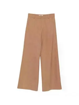 Maje Belt-loop Pinstriped Trousers