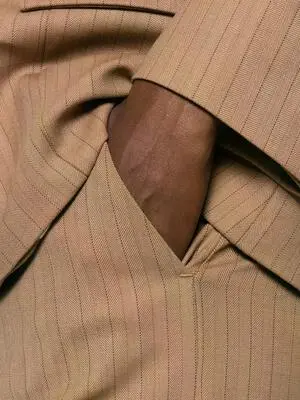Maje Belt-loop Pinstriped Trousers