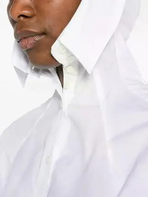 JEAN PAUL GAULTIER Cotton Hooded Button-up Shirt