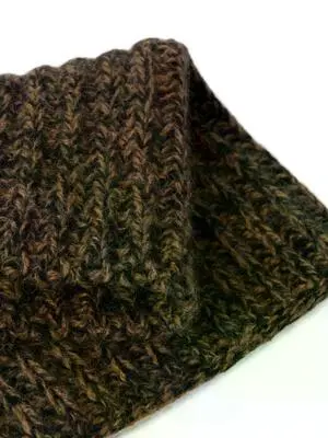 LEMAIRE LEMAIRE Alpaca And Yak Wool Blend Neck Warmer Brown