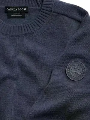 Canada Goose Logo Patch Merino Sweater